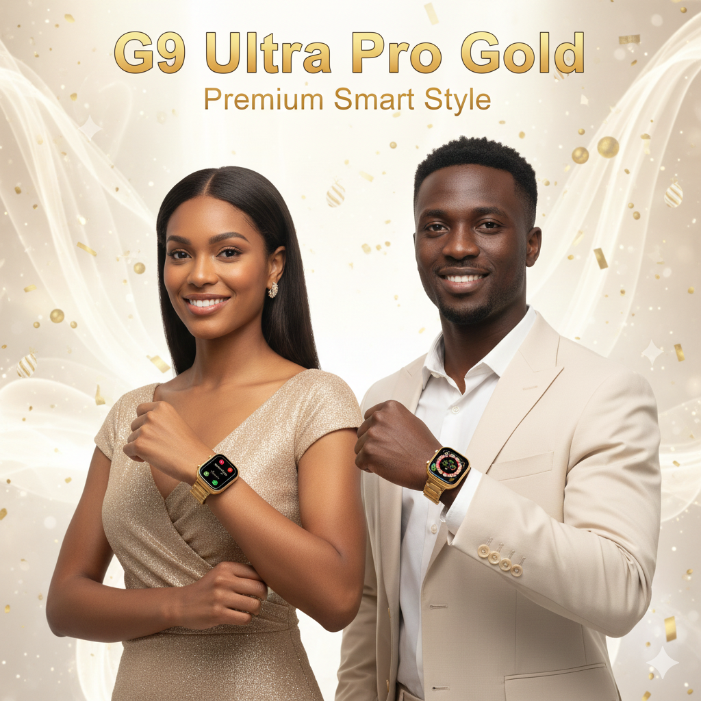 2025 G9 Ultra Pro Gold Smart Watch – KENYATU